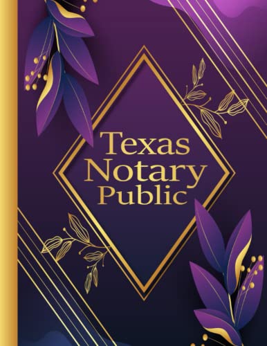 Texas Notary Public: Notary Public Log Book Notary Journal For Loan ...
