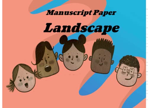 Manuscript Paper Landscape: Handwriting Practice for Kids by Abstract ...
