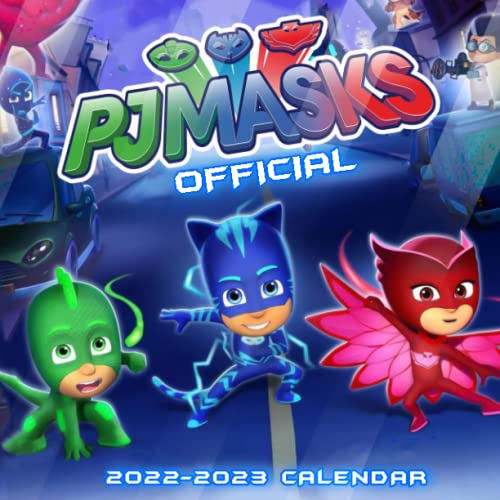 PJ Masks 2022 Calendar: Cartoon 2022 OFFICIAL calendar -PJ Masks Weekly ...