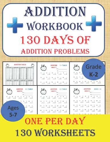 Addition Workbook: 1st Grade Workbook, Ages 5-7, Addition Worksheets by KidsMathZone | Goodreads