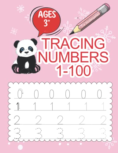 Tracing Numbers 1-100 For Kindergarten: Preschool Numbers Tracing Math ...