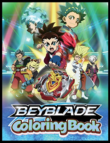 Beyblade Coloring Book: Super Edition, Funny Coloring Book With 40 ...