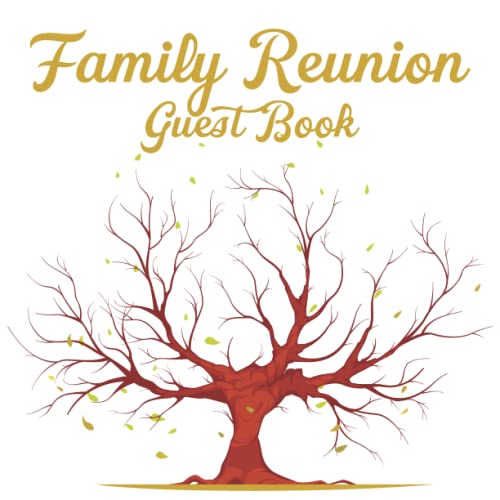 Family Reunion Guest Book: Elegant Keepsake Family Get-Together Sign-in ...