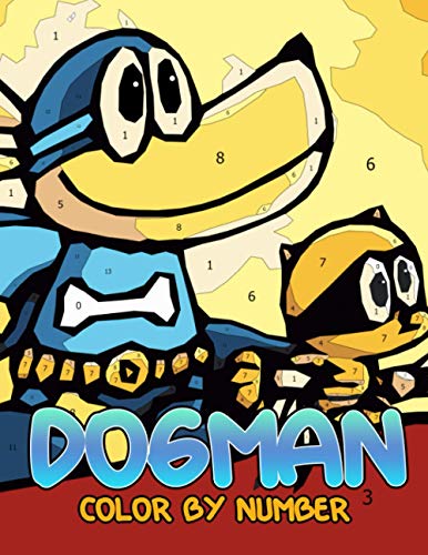 Dogman Color by Number: Coloring Book For Stress-Relief by Phoebe ...