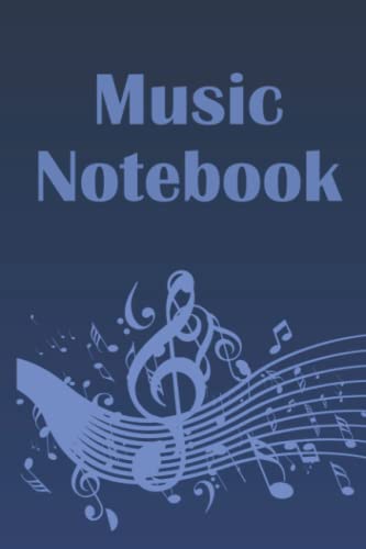 Music Notebook: Music Manuscript Paper – Blank Sheet Music Notebook ...