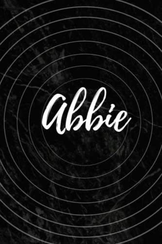 Abbie: Personalized Notebook with Name Abbie | Writing Drawing Journal ...