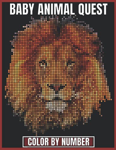 Baby Animal Quest Color By Number: Activity Puzzle Color By Number Book ...