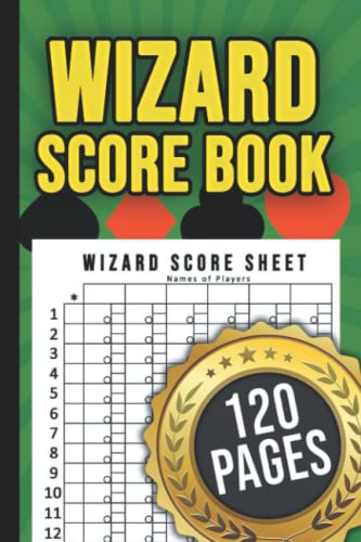 Wizard Score Book: 120 Wizard Score Sheets for Scorekeeping - Gift idea ...