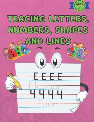 Tracing Letters, Numbers, Shapes And Lines: Workbook For Preschoolers ...
