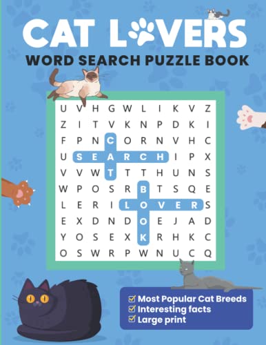 Cat Lovers Word Search Puzzle Book Great Pet And Animal Word Search cat-lovers-word-search-puzzle-book-great-pet-and-animal-word-search