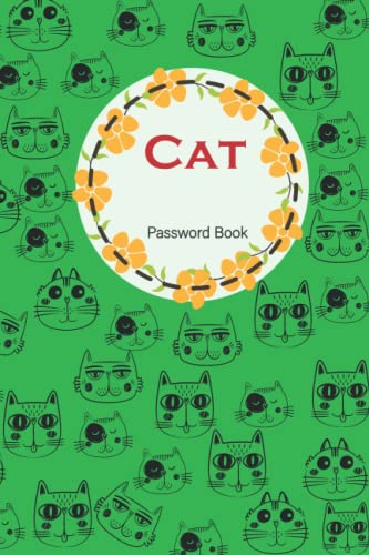 Cat Password Book: Password Keeper with alphabetical and Organizer for ...