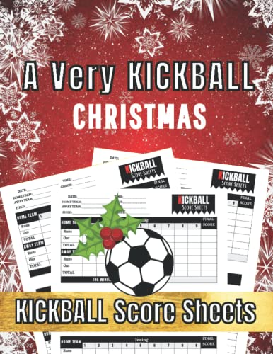 A Very Kickball Christmas: Kick Ball score sheets Scorebook, Kickball ...