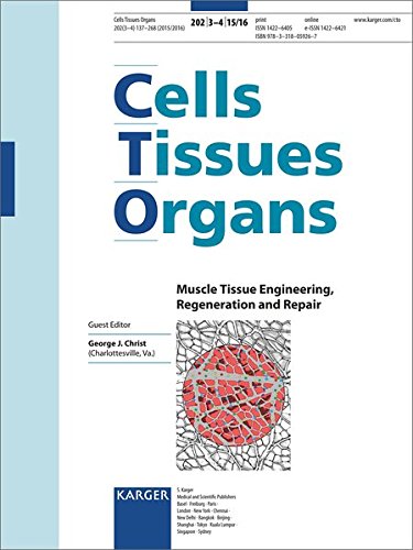 Muscle Tissue Engineering, Regeneration and Repair: Special Topic Issue ...