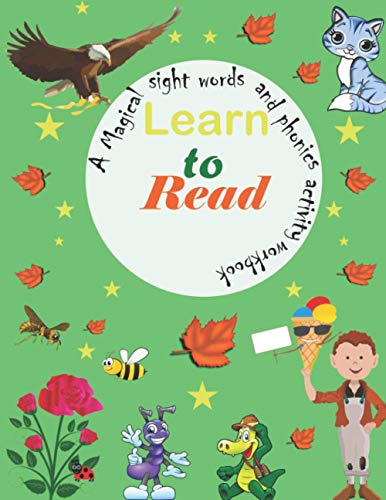 Learn to Read, A Magical Sight Words and Phonics Activity Workbook: Fun ...