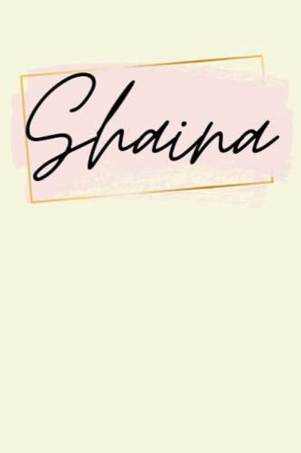 Shaina: Personalized Sketchbook Cute with Name Shaina on the cover ...