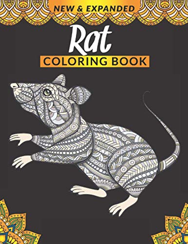 Rat Coloring Book: Reduce Stress and Anxiety and Build Your Belief ...