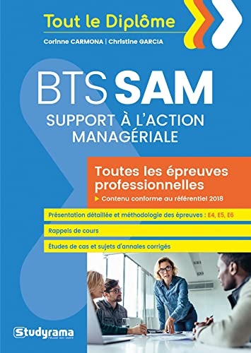 BTS SAM (Tout le diplôme en fiche: Support à l'action managériale) by Corinne Carmona | Goodreads