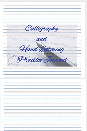 Calligraphy and Hand Lettering Practice Journal: Modern Calligraphy ...