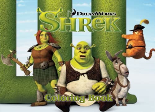 Shrek Coloring Book: Coloring Book for Fans, Shrek Lovers, Kids ( Ages ...