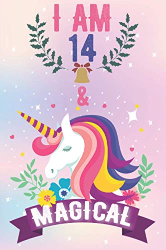 I AM 14 MAGICAL Unicorn Christmas Journal Activity Book For Kids i-am-14-magical-unicorn-christmas-journal-activity-book-for-kids