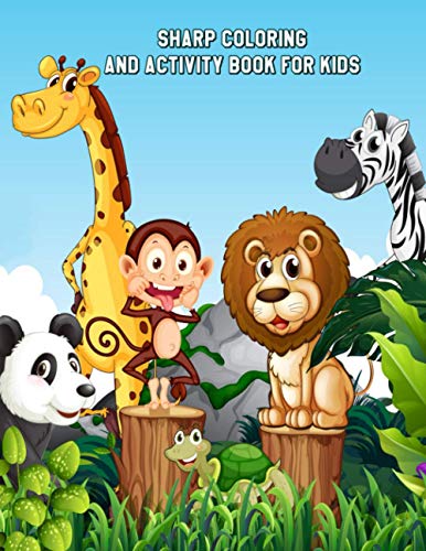 Sharp Coloring and Activity Book for Kids: Children’s Workbook Activity ...