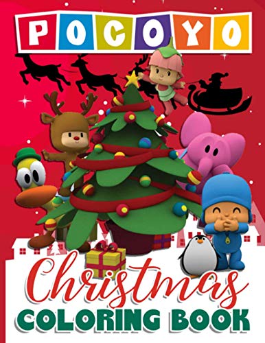 Pocoyo Christmas Coloring Book: Premium Pocoyo Christmas Adult Coloring ...