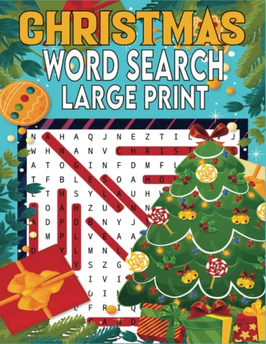 Christmas Word Search Large print: Christmas Edition,80 Christmas Word ...