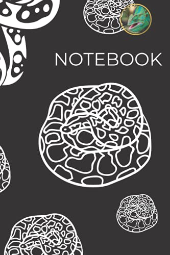 Ball Python Black and White Notebook: A Perfect Gift for Ball Python ...