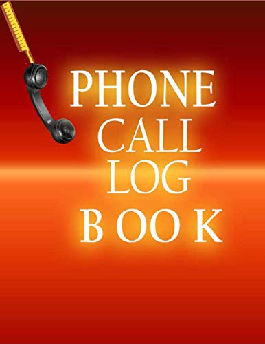 PHONE CALL LOG BOOK: Phone Message 120 Pages Voice Mail, Telephone Memo ...