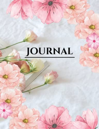 Journal: Blank Lined Journal With a Flower Design, 120 Pages by Annies ...