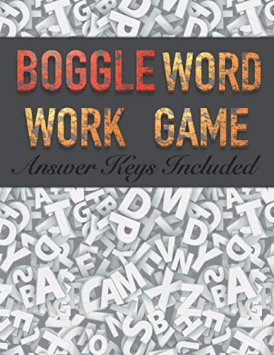 Boggle Word Work Game Answer Keys Included: Word Boggle Sheets by Happy ...
