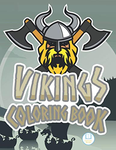 Vikings Coloring Book: Colorint Books, Celtic Norse Warriors ...