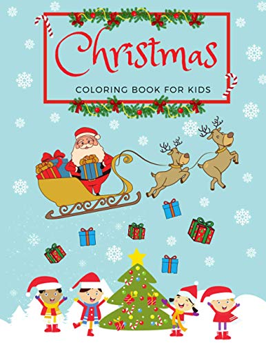 Christmas Coloring Book for Kids: Children’s Christmas Gift| Easy and ...