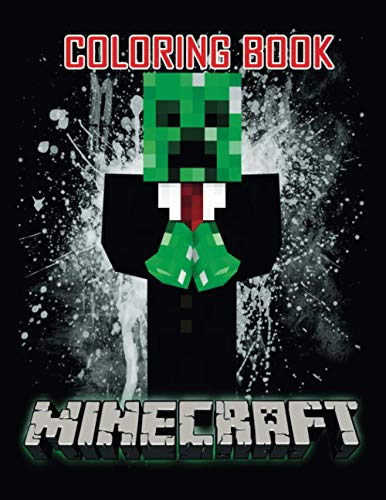 Minecraft Coloring Book: 50 Coloring Pages. One-side Printing. Coloring ...