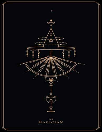 The Magician: The Magician Tarot Card, Tarot Card Notebook, Divination ...