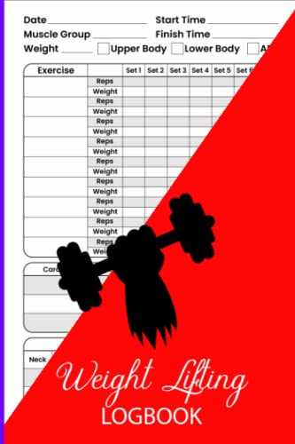 Weight Lifting Log Book: Workout Journal For Men And Women, Exercise ...