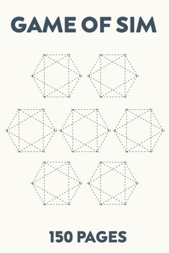 Game of Sim: Two Player Paper And Pencil Game | SIM Paper Games | Paper ...