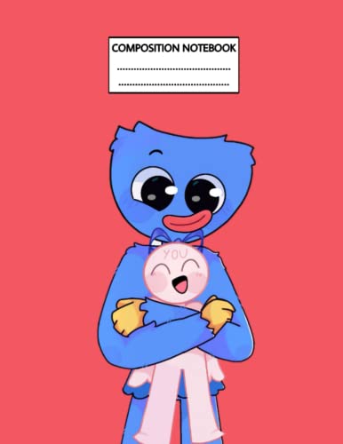 Huggy wuggy Composition Notebook: Cute Gift Composition Notebook For ...