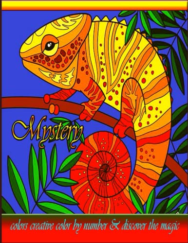 Mystery colors creative color by number & discover the magic: hard to ...