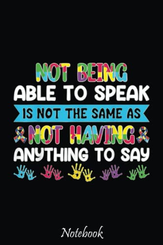 Autism Awareness ASD Motivational Autism Warrior Quotes Notebook ...