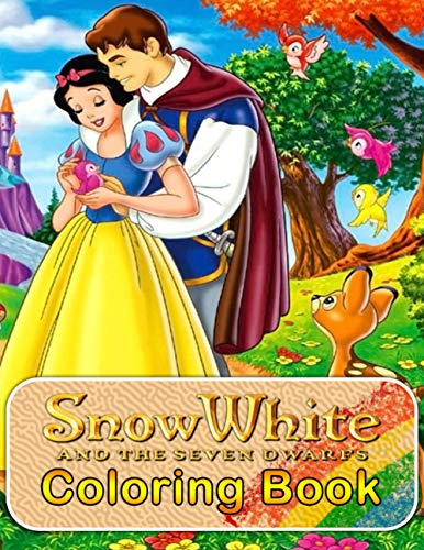 Snow White And The Seven Dwarfs Coloring Book: Color Wonder Snow White ...