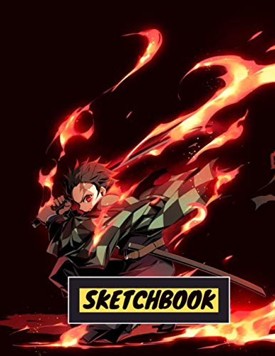 Demon Slayer Sketchbook: Blank Paper for Drawing, Doodling or Sketching ...