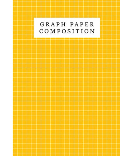 Graph Paper Composition Notebook Mango Color Background Cover: Grid ...
