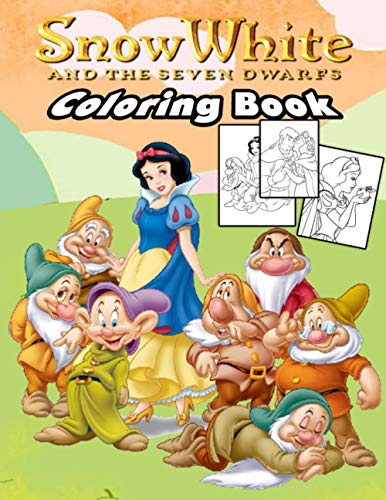 Snow White And The Seven Dwarfs Coloring Book: Color Wonder Snow White ...