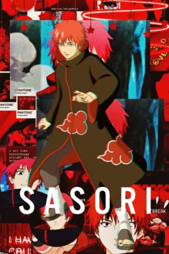 Sasori Notebook: Lined Pages Notebook Small Size 6x9 inches / 110 pages ...