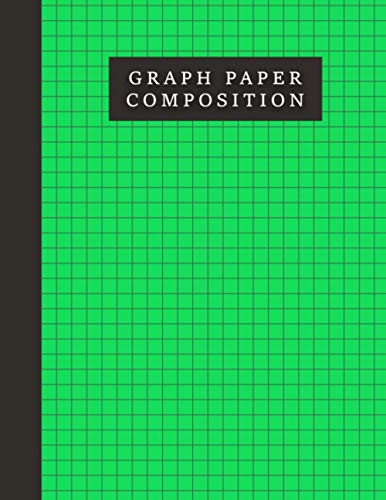 Graph Paper Composition Notebook Malachite Color Background Cover: Grid ...