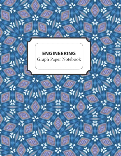 Engineering Graph Paper Notebook: Quad Ruled 5x5 (5 squares per inch ...