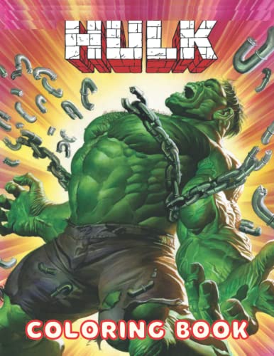 Hulk Coloring Book: 100 Pages, perfect gift for kids who loves Hulk ...
