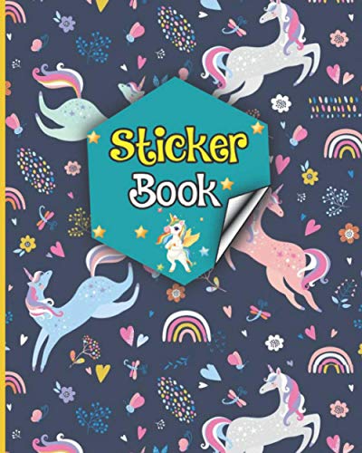 My Sticker Book: Blank Sticker Book for Collecting Stickers | Reusable ...