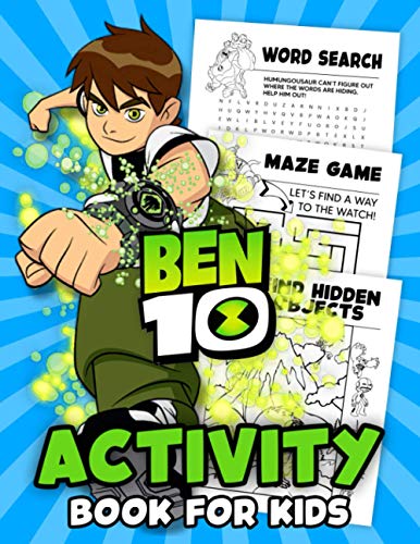Ben 10 Activity Book For Kids: A Stunning Activity Book With ...